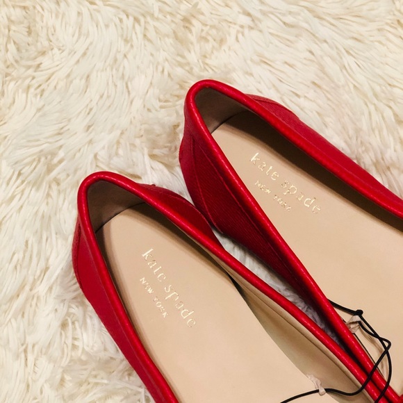 kate spade | Shoes | Kate Spade Corrie Pebble Leather Loafers Flats ...